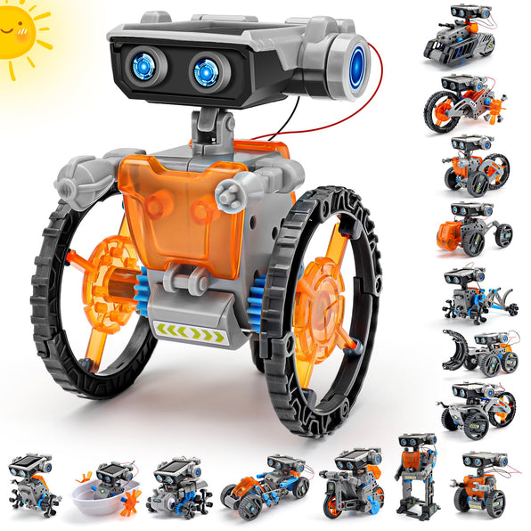 Sillbird 12-in-1 STEM Solar Power Robot Toys for Boys and Girls Ages 8-12 - Educational and Fun