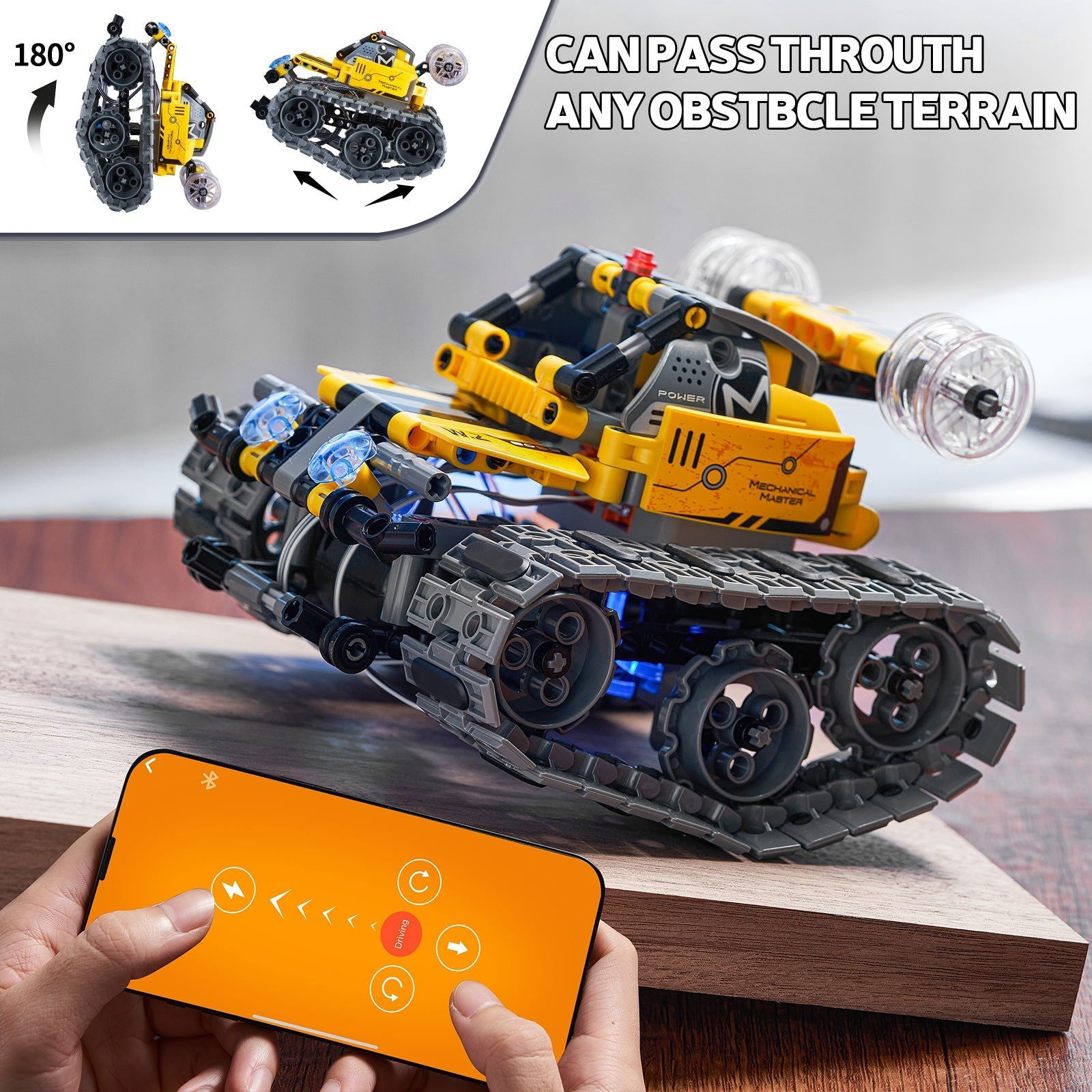 Sillbird STEM Building Toys: 4in1 Remote & APP Controlled Wall Robot ...